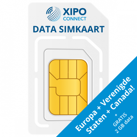 Data Simkaart Spanje (prepaid data sim) | XIPO connect